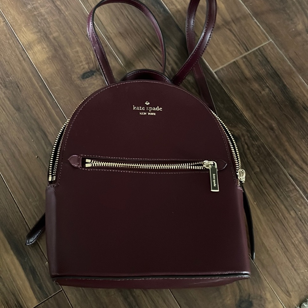 Deep Purple Kate Spade Backpack Purse - Gem
